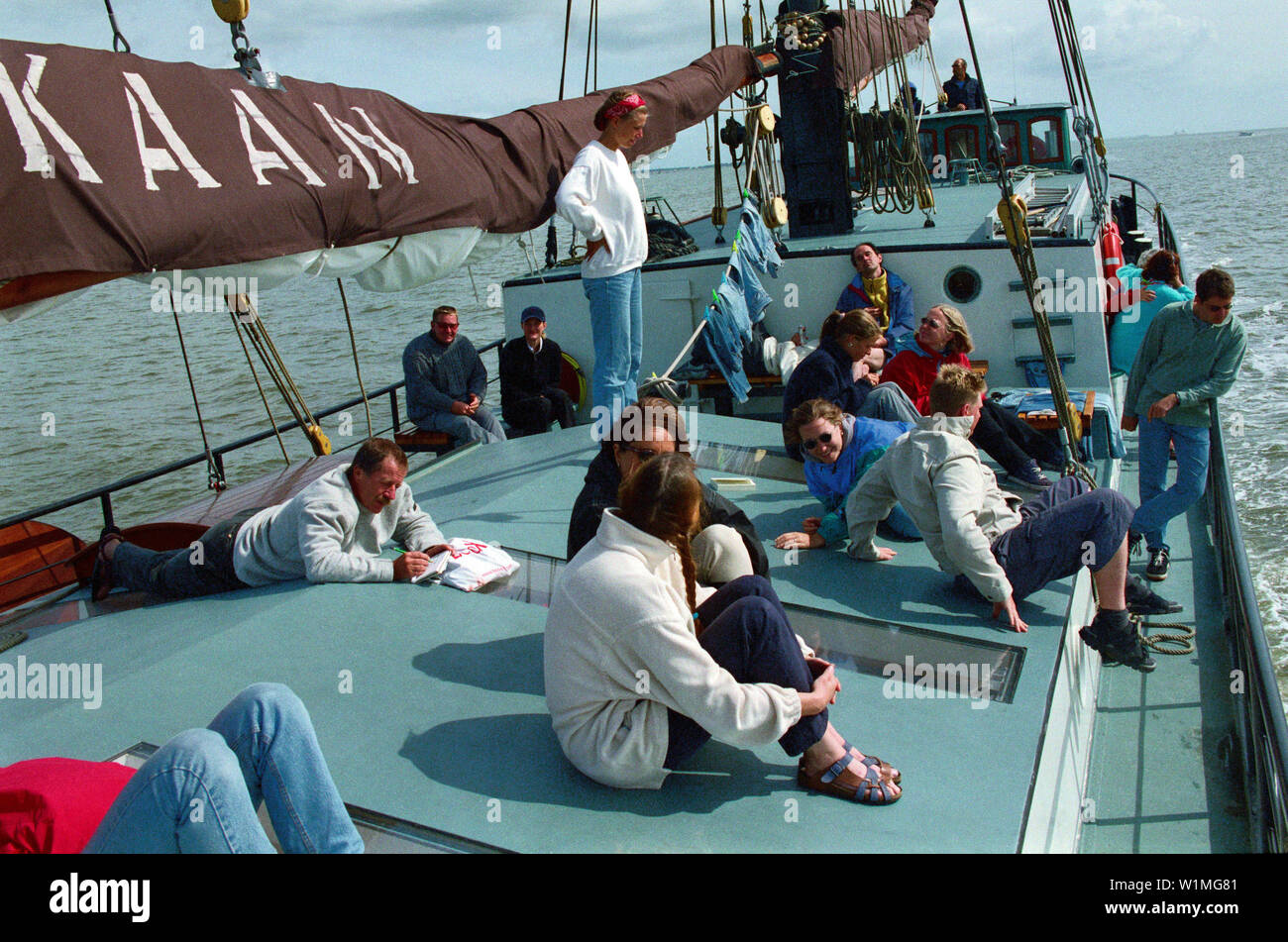 Party on deck, South Holland Netherlands Stock Photo - Alamy