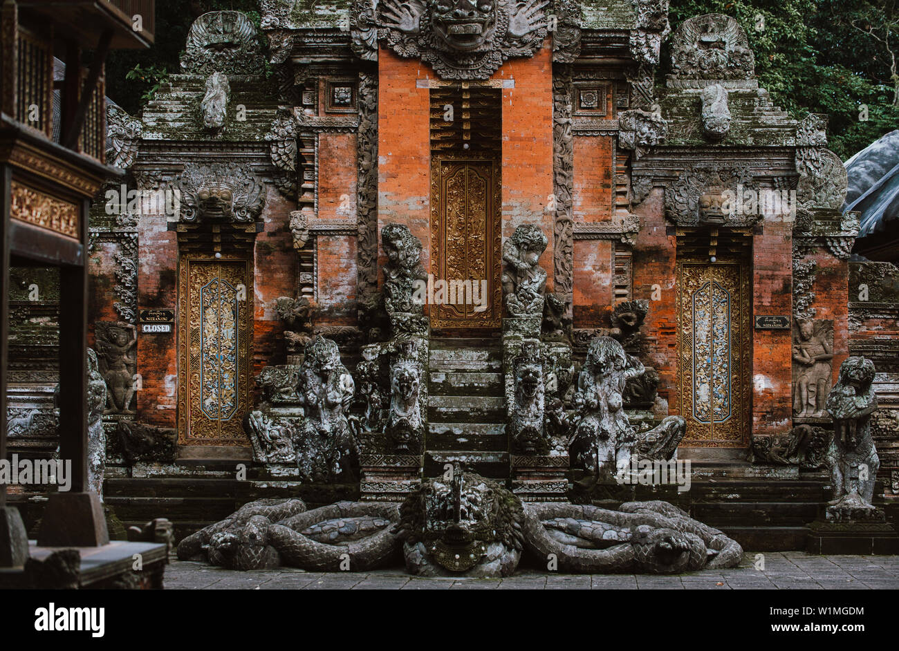 Bali and ubud typical monuments in balinese style Stock Photo - Alamy