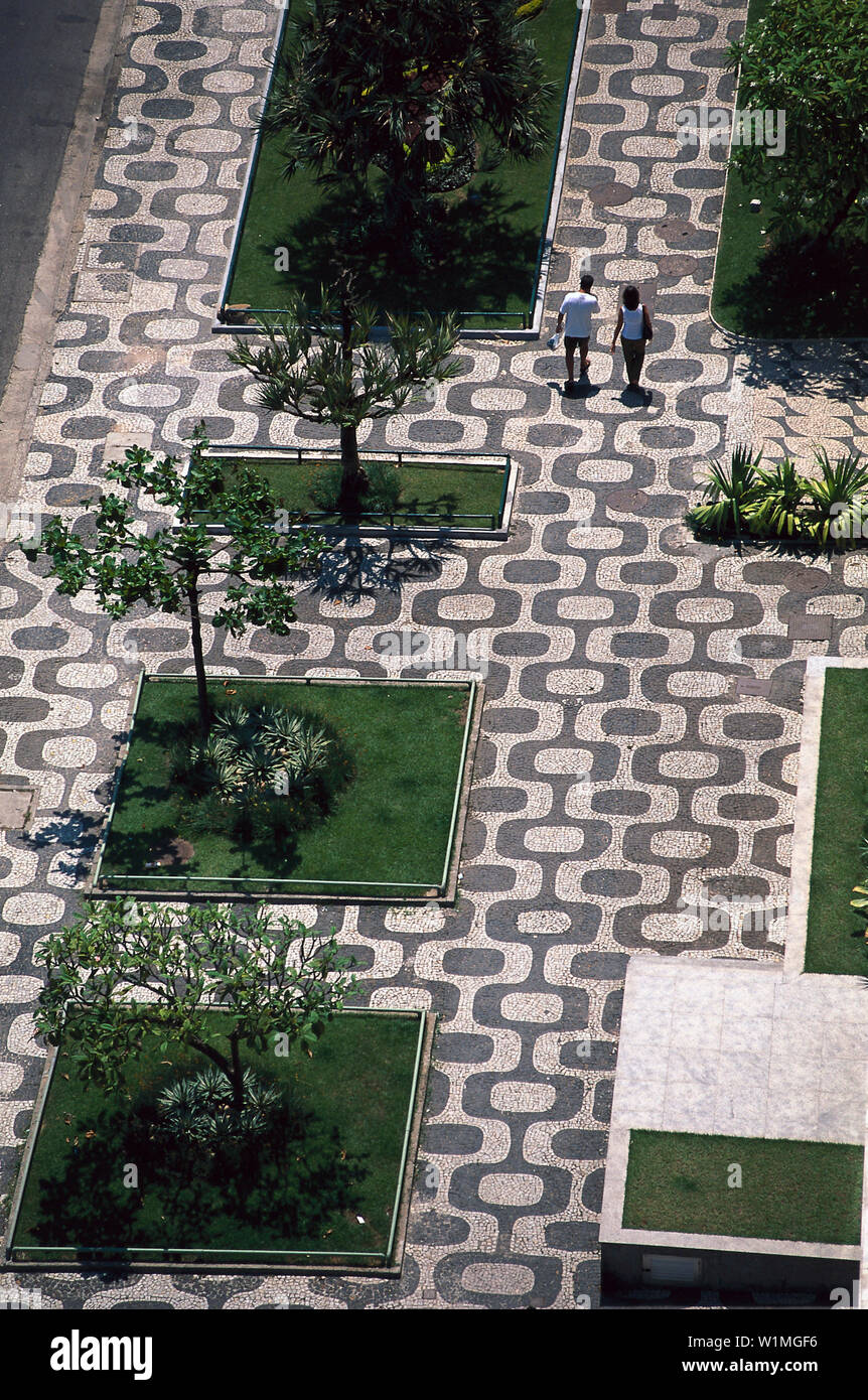 Promenade on Ipanema Beach, Rio de Janeiro Brazil Stock Photo - Alamy