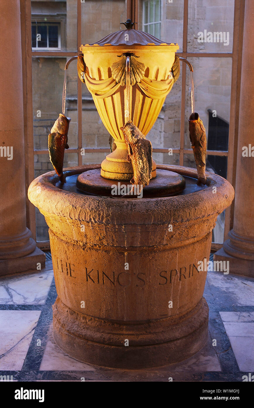 The King's Spring, Pump Room, Bath, Somerset England Stock Photo - Alamy