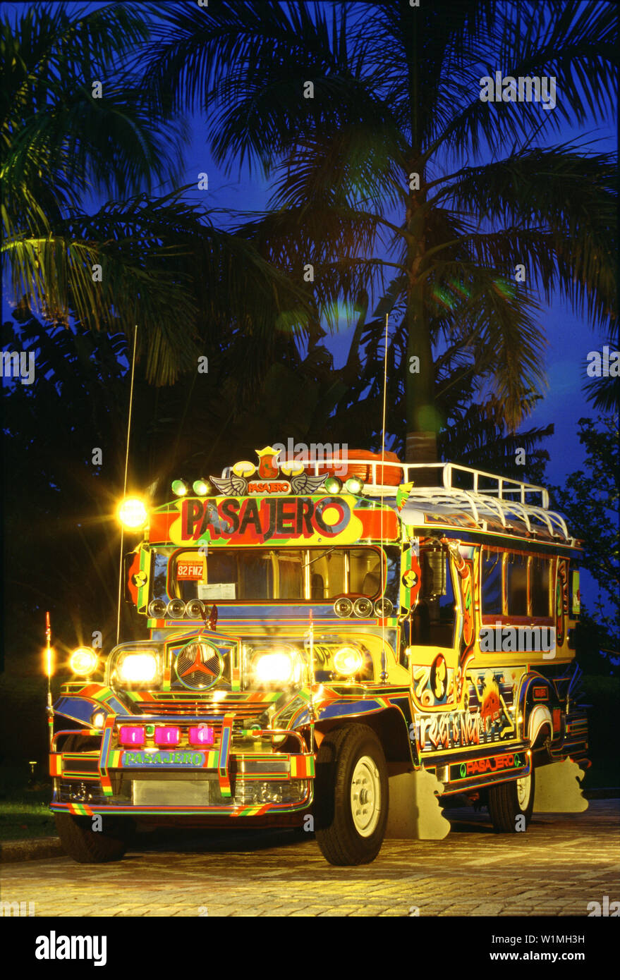 Jeepney in Cebu City, Cebu City, Cebu Island, Philippines Stock Photo ...