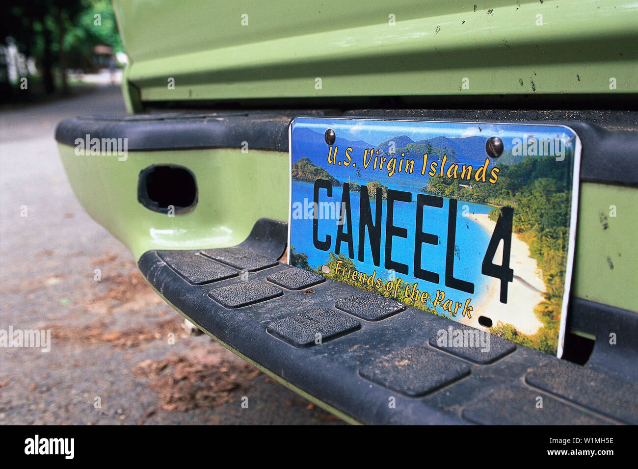Virgin island license plate hi-res stock photography and images - Alamy