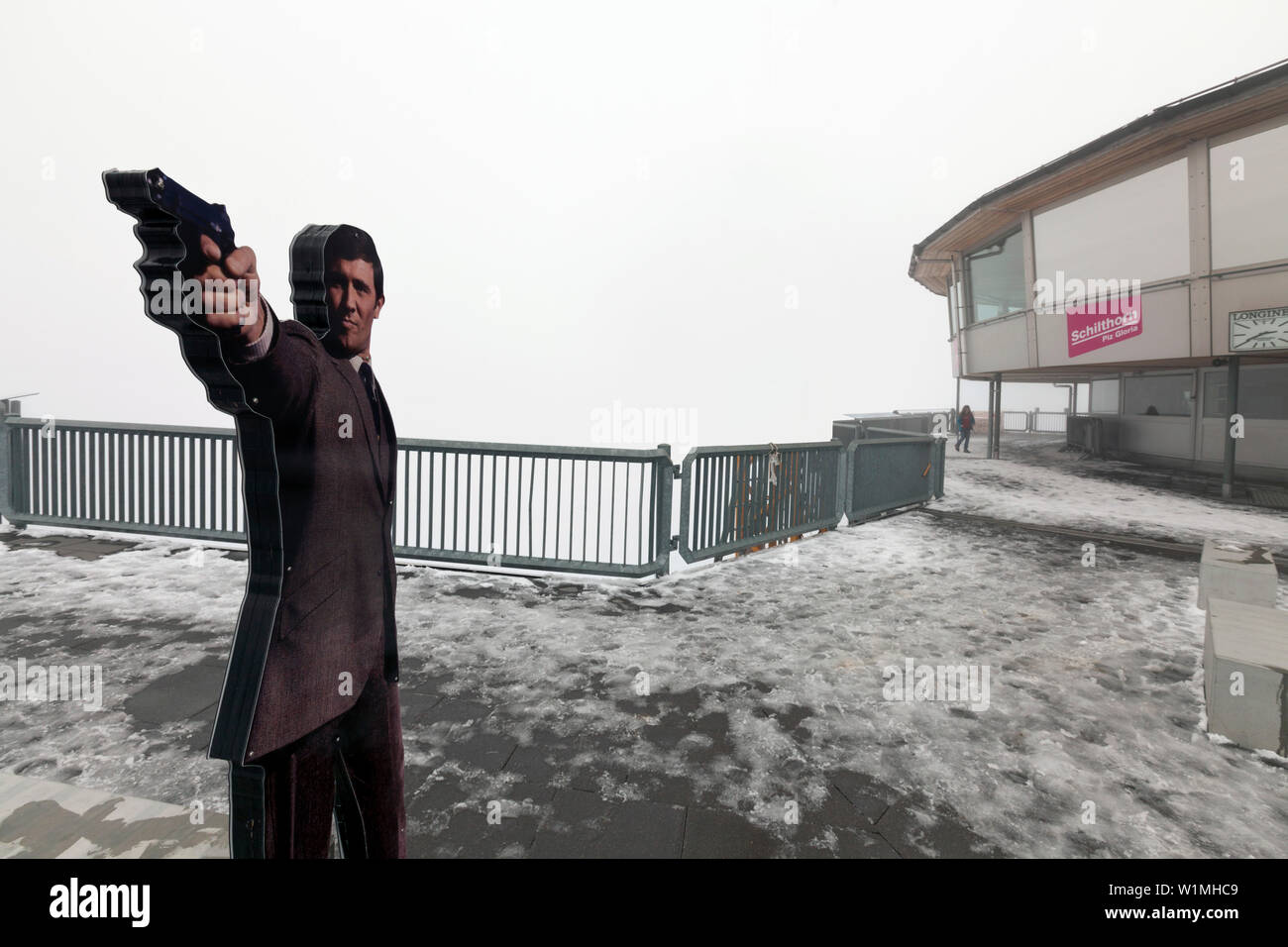 James Bond (On Her Majesty’s Secret Service, 1969), filmed on the ...