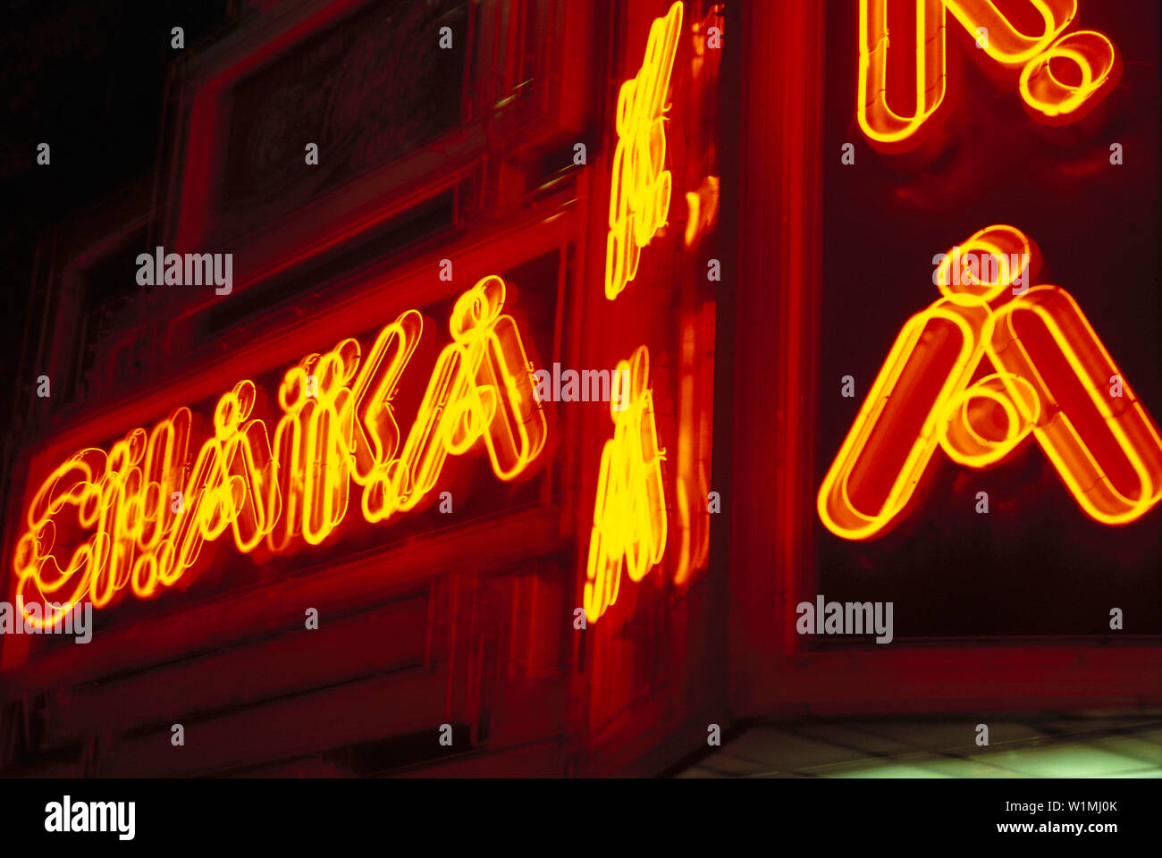 Neon sign, Ipanema at night, Rio de Janeiro Brazil Stock Photo - Alamy