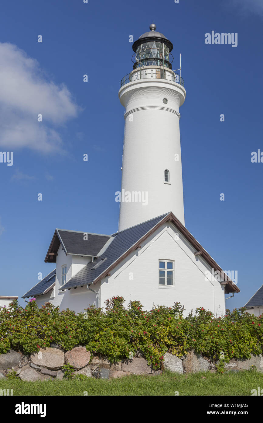 Lighthouse of Hirthals, Northern Jutland, Jutland, Cimbrian Peninsula ...