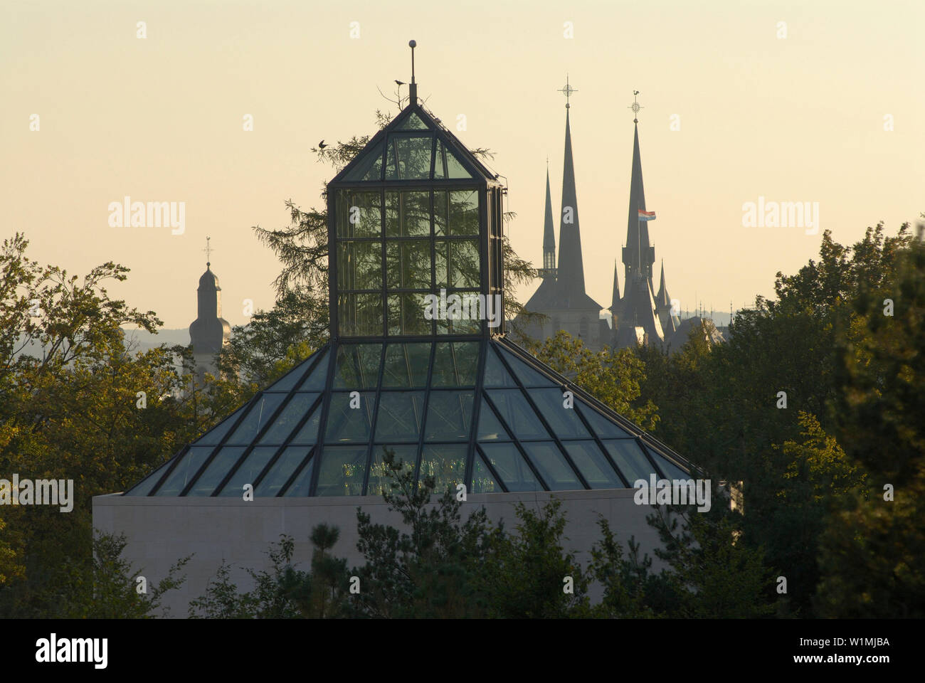 Luxembourg city, Kirchberg, Musee d' Art Modern, MUDAM, Luxembourg ...