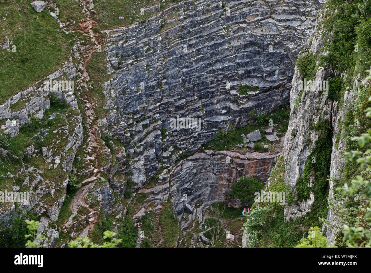 Cheddar Gorge, Cheddar, Somerset, Avon, England, Great Britain Stock ...