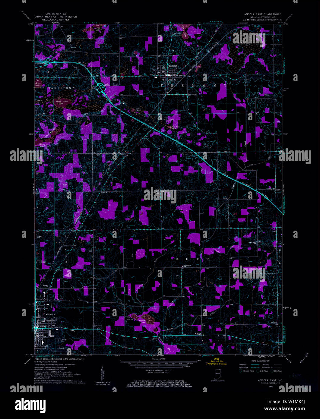Historical angola map hi-res stock photography and images - Alamy