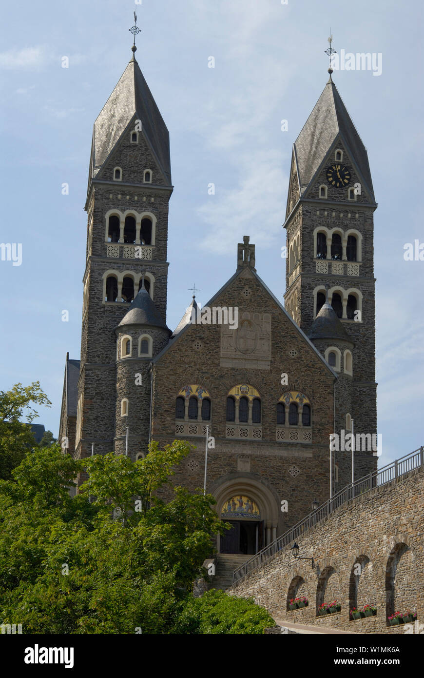 Clervaux, parish church, Luxembourg, Europe Stock Photo - Alamy