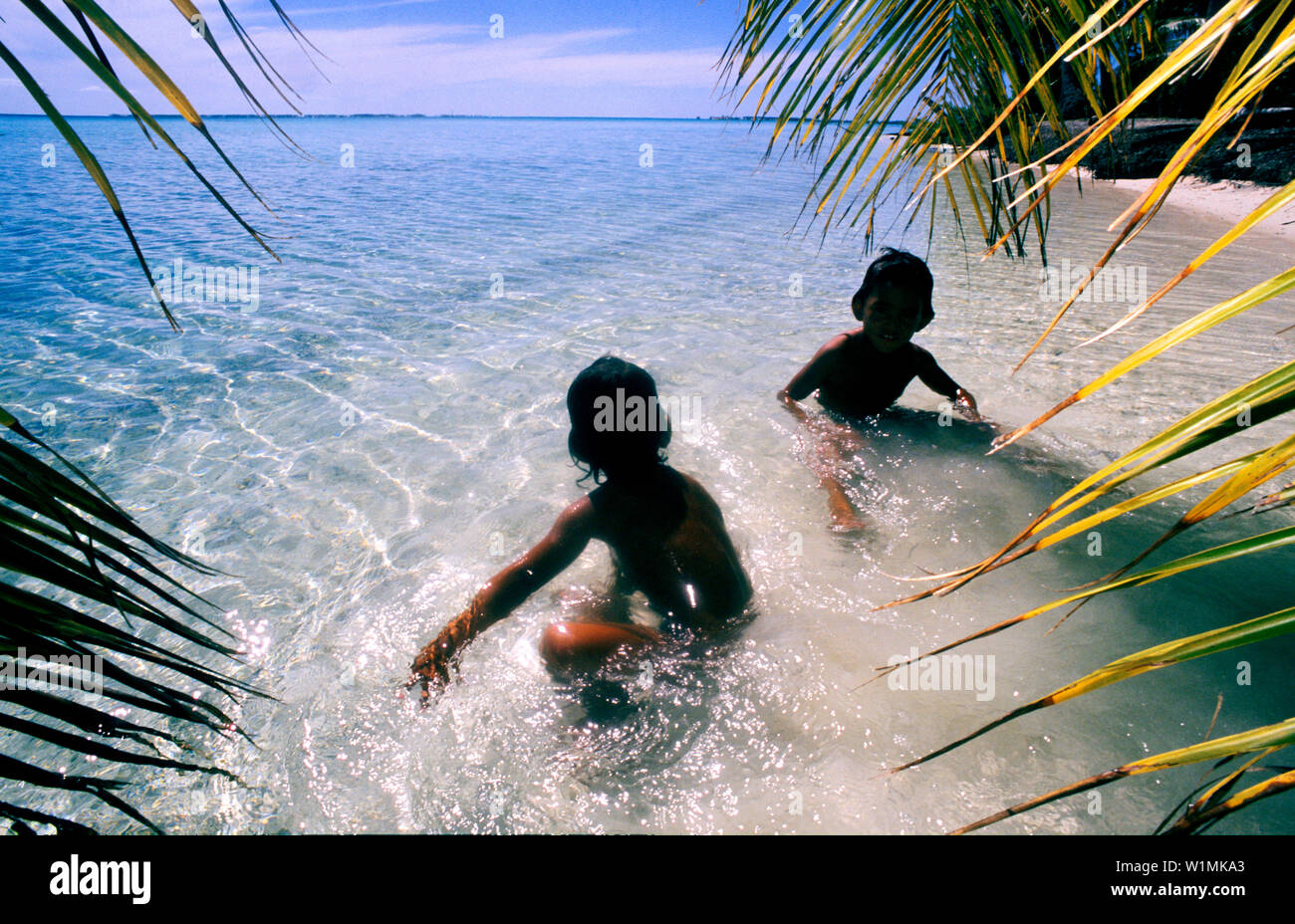 Makemo - Tuamotu Islands French Polynesia - South Pacific - MR Stock ...