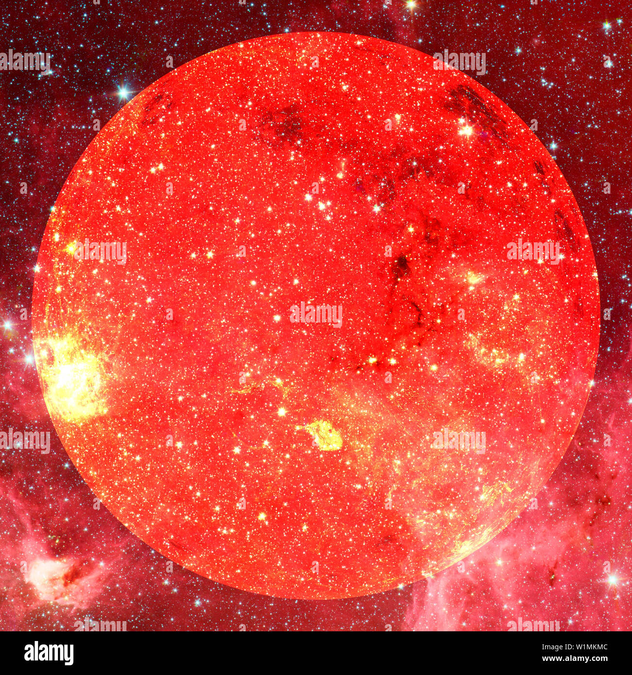 Planet Venus. Cosmos art. Elements of this image furnished by NASA ...