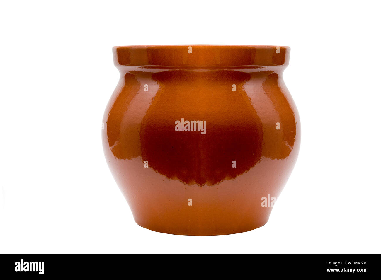 clay pot isolated on white background Stock Photo - Alamy