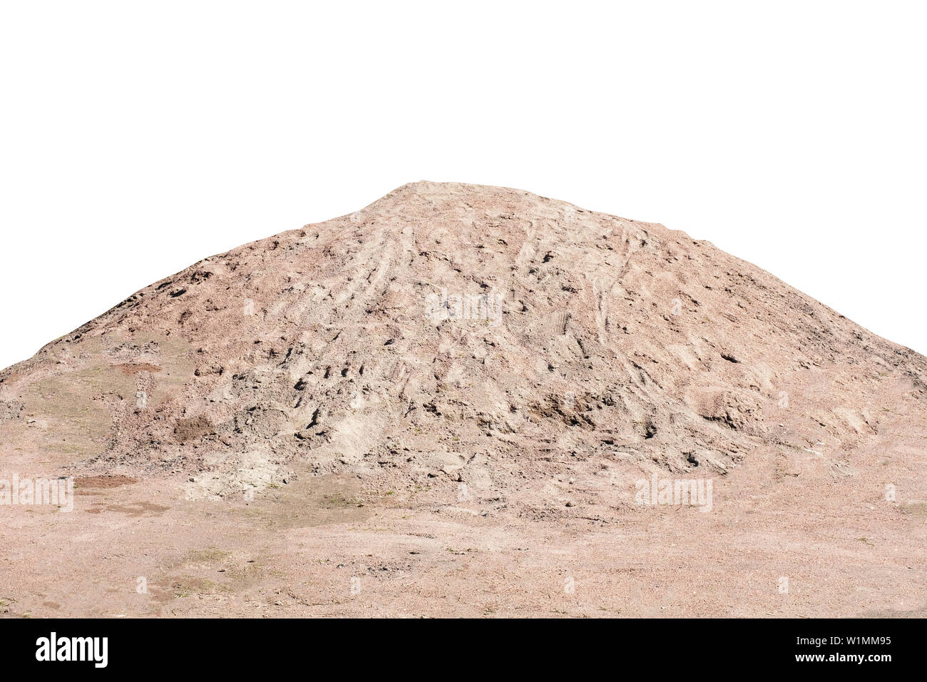 sand pile isolated on white background Stock Photo - Alamy