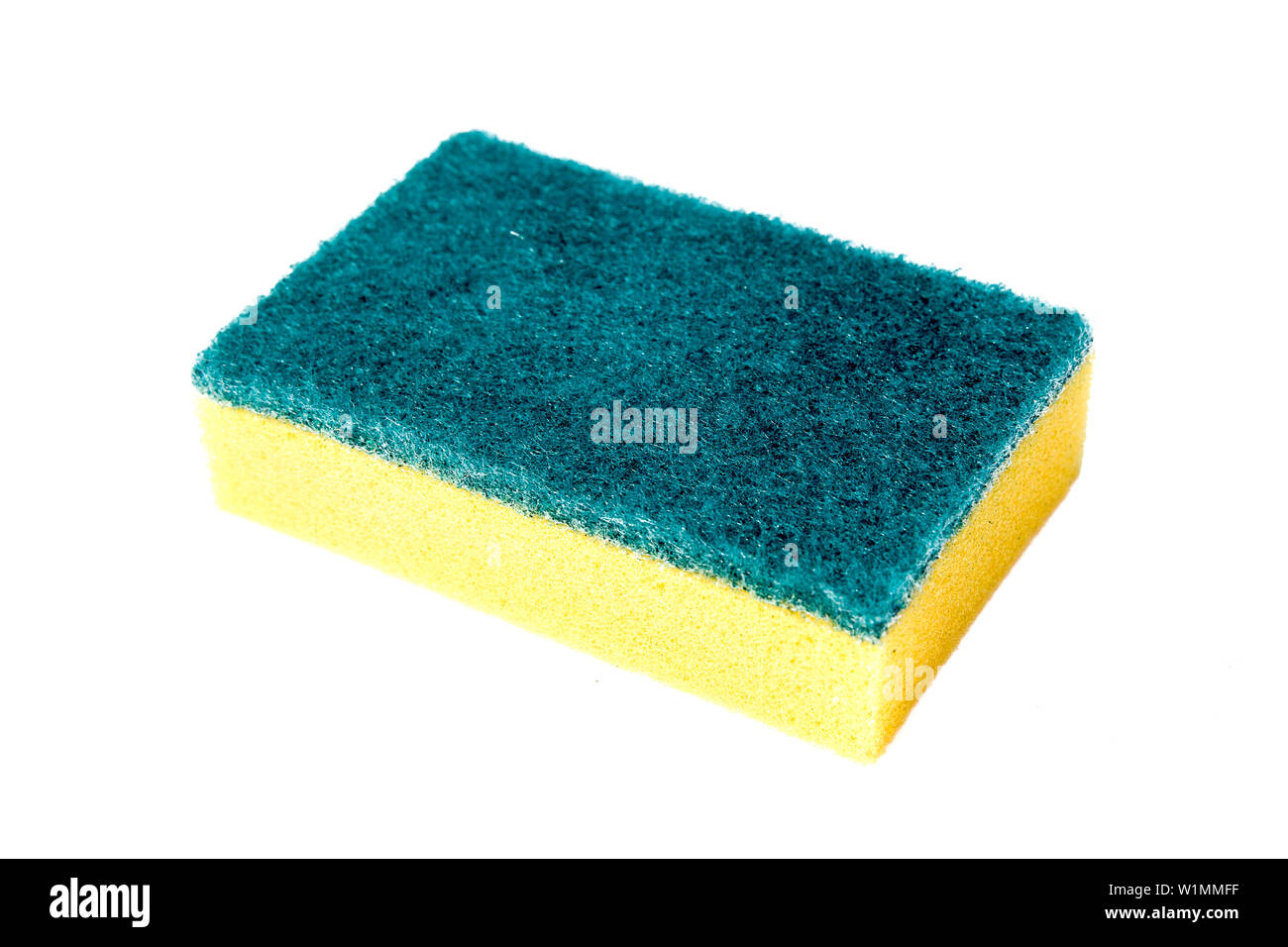 multi-colored sponge isolated on white background Stock Photo - Alamy