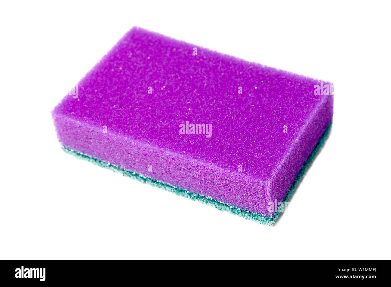 multi-colored sponge isolated on white background Stock Photo - Alamy