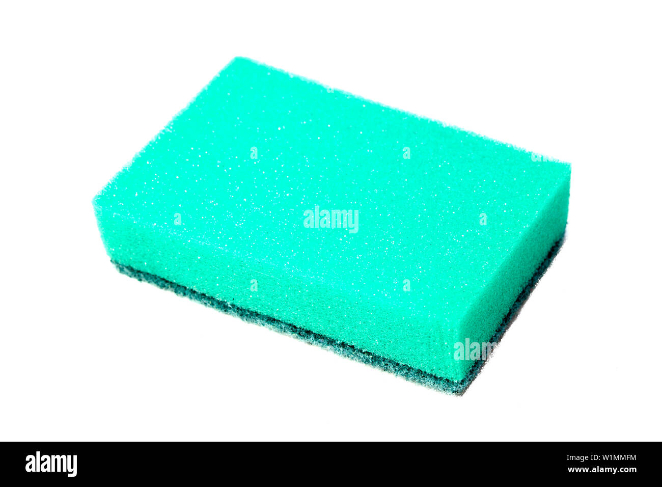 multi-colored sponge isolated on white background Stock Photo - Alamy