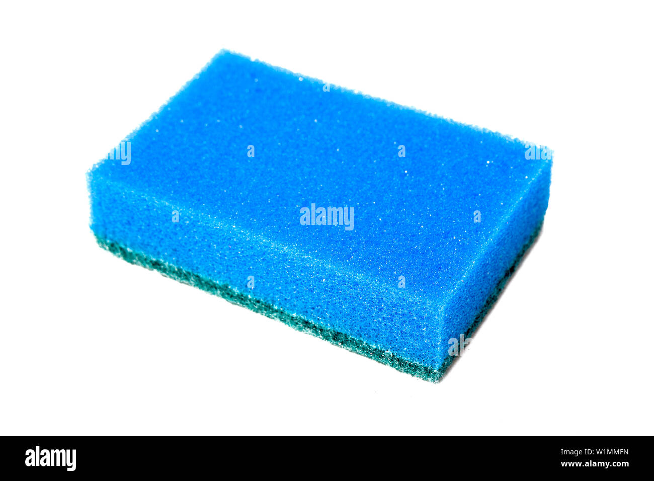 multi-colored sponge isolated on white background Stock Photo - Alamy