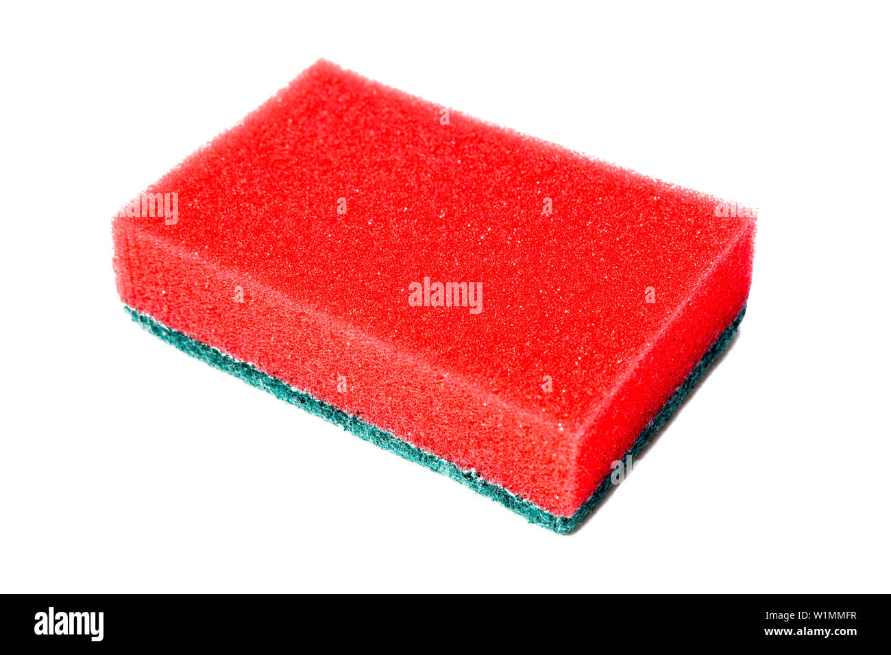multi-colored sponge isolated on white background Stock Photo - Alamy
