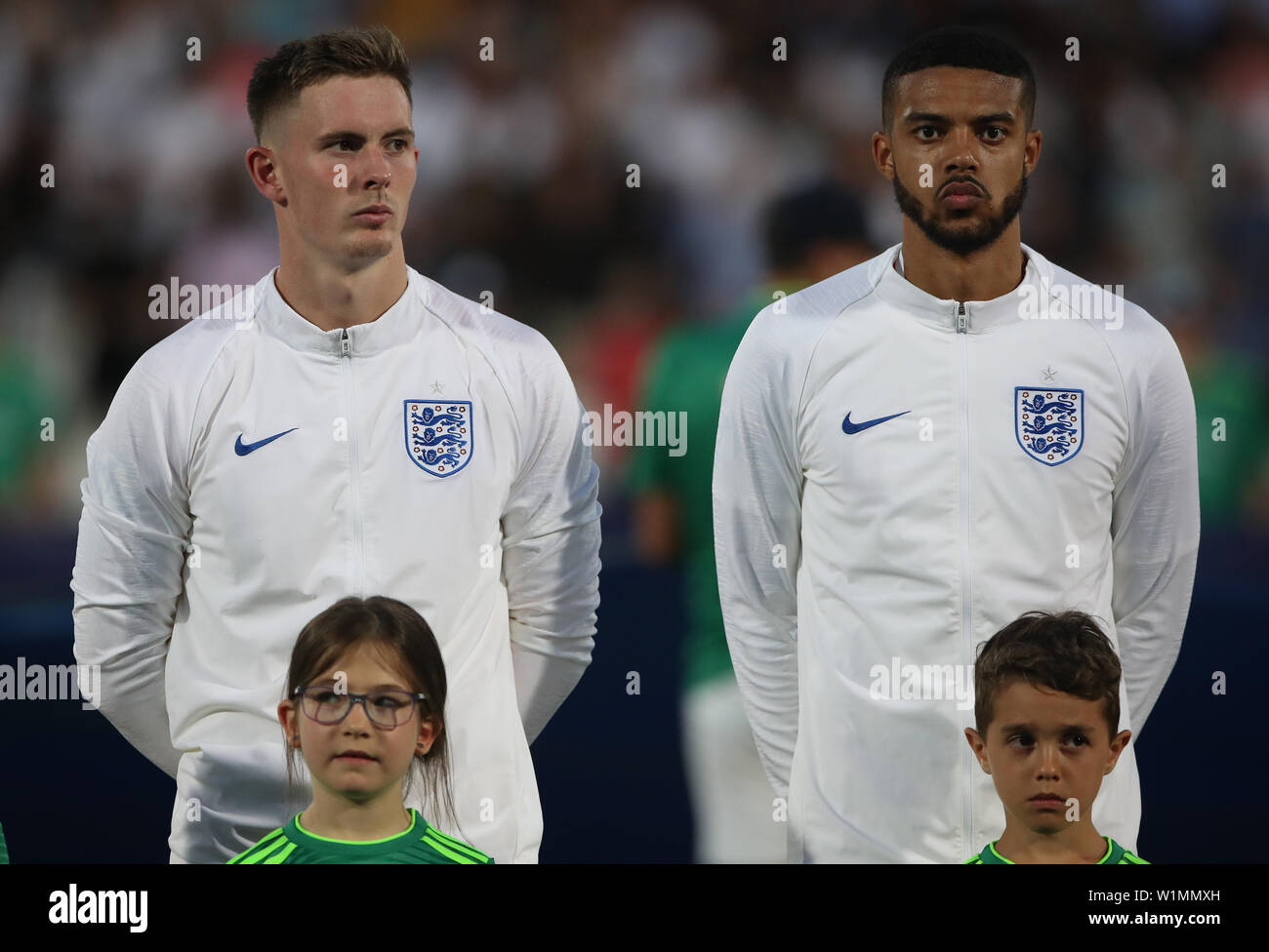 England goalkeeper Dean Henderson (left) and Jake Clarke-Salter Stock ...