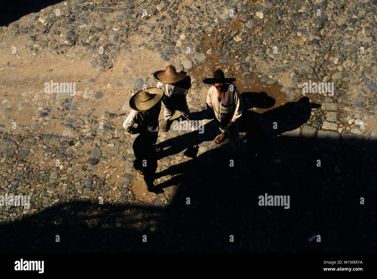 Village street, El Palmito, Mexico Central America Stock Photo - Alamy