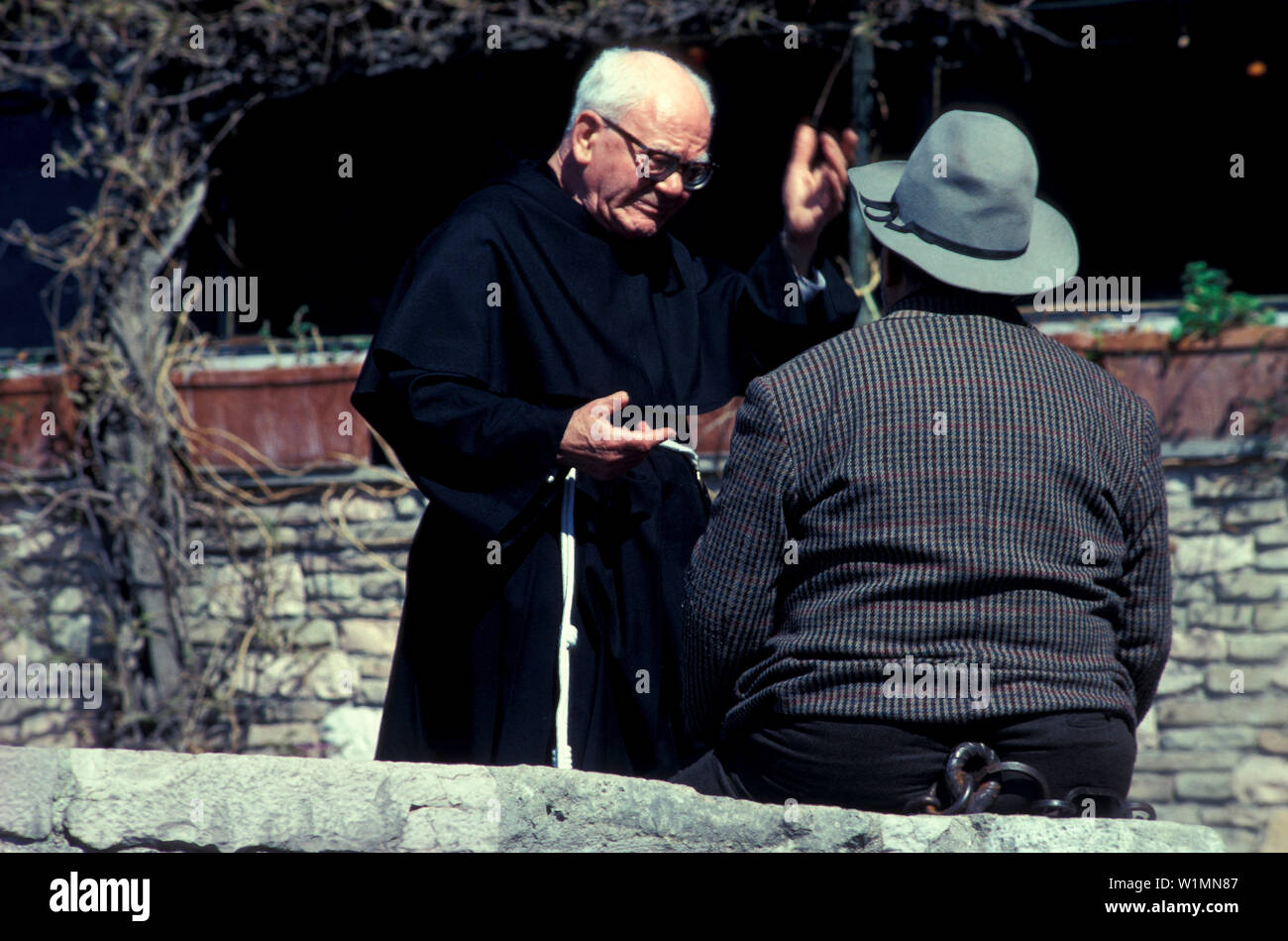 Italy assisi monk hi-res stock photography and images - Alamy