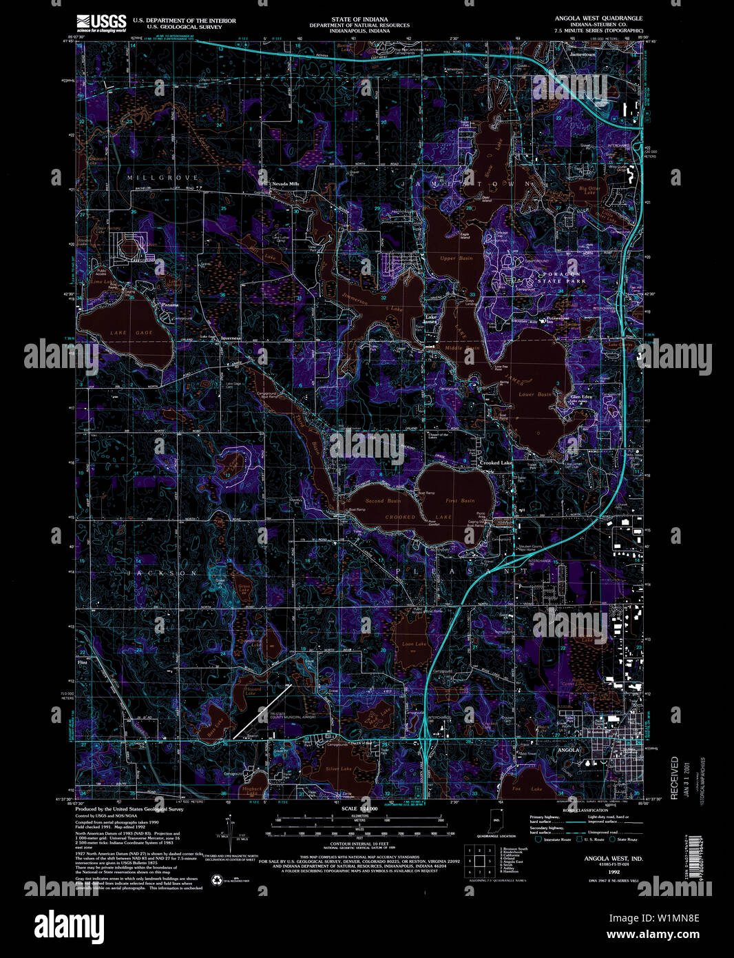 Historical angola map hi-res stock photography and images - Alamy