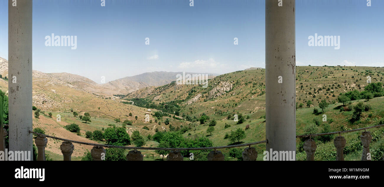 Landscape, Zarafshan, Silk Road Uzbekistan Stock Photo - Alamy