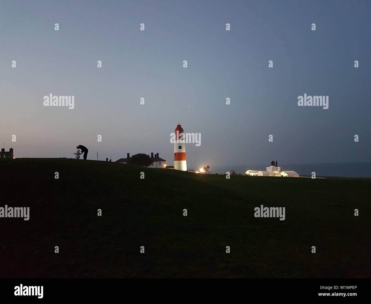 daylight evening sky seashore light Stock Photo - Alamy