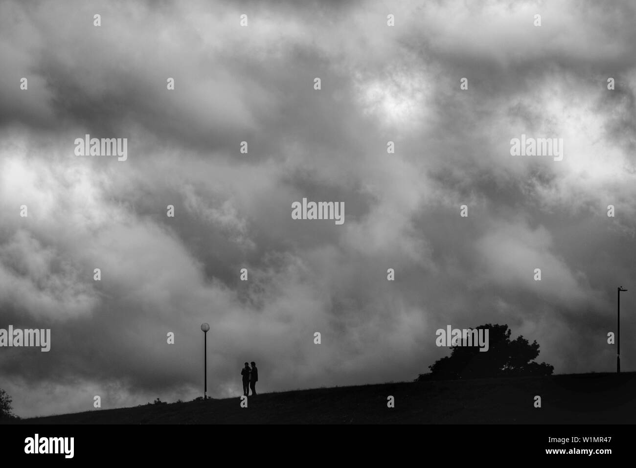 Storm nature Black and White Stock Photos & Images - Alamy