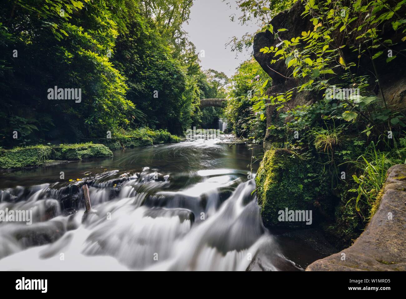 nature waterfall stream water river Stock Photo - Alamy