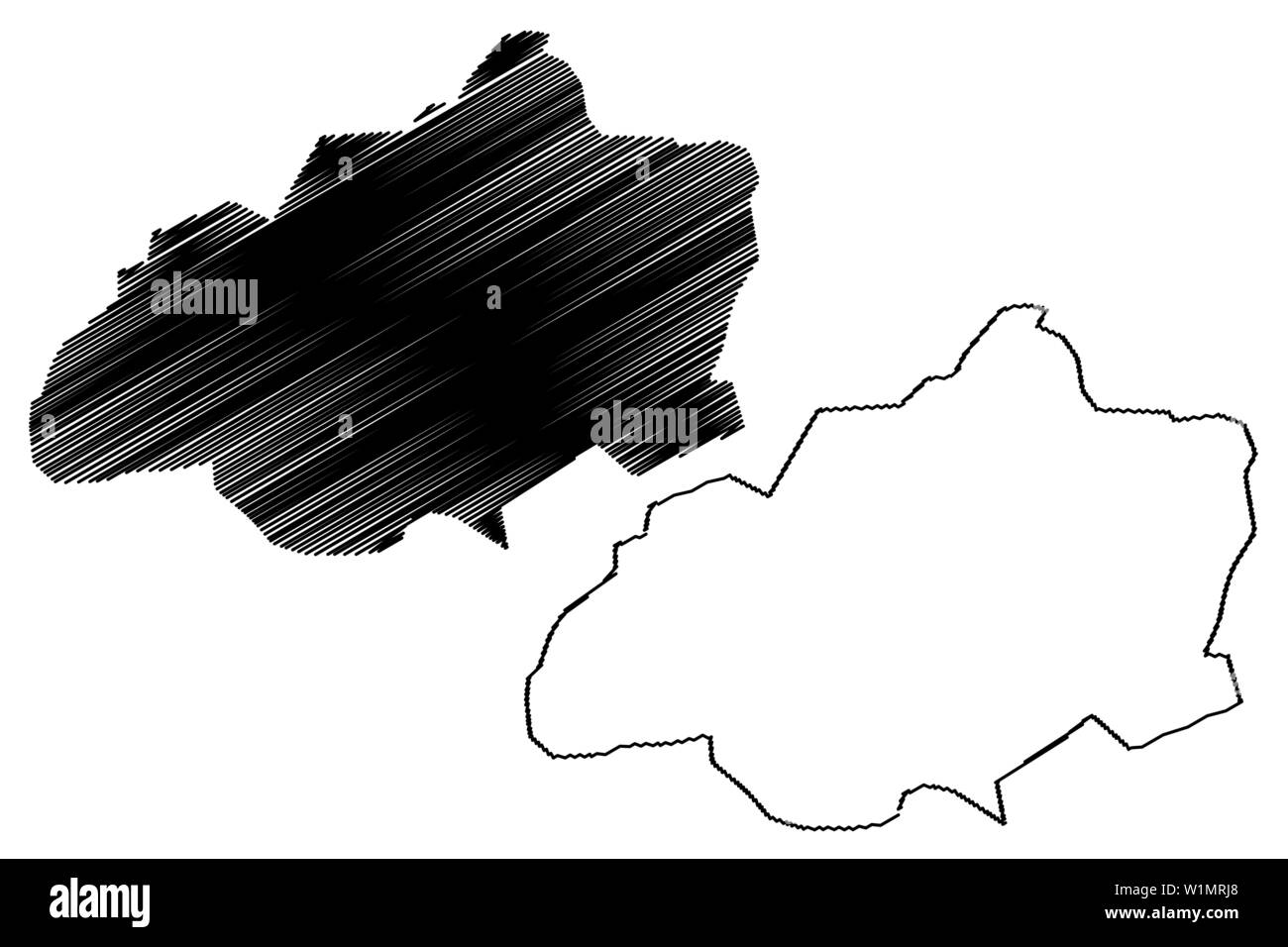 Jalapa Department (Republic of Guatemala, Departments of Guatemala) map ...