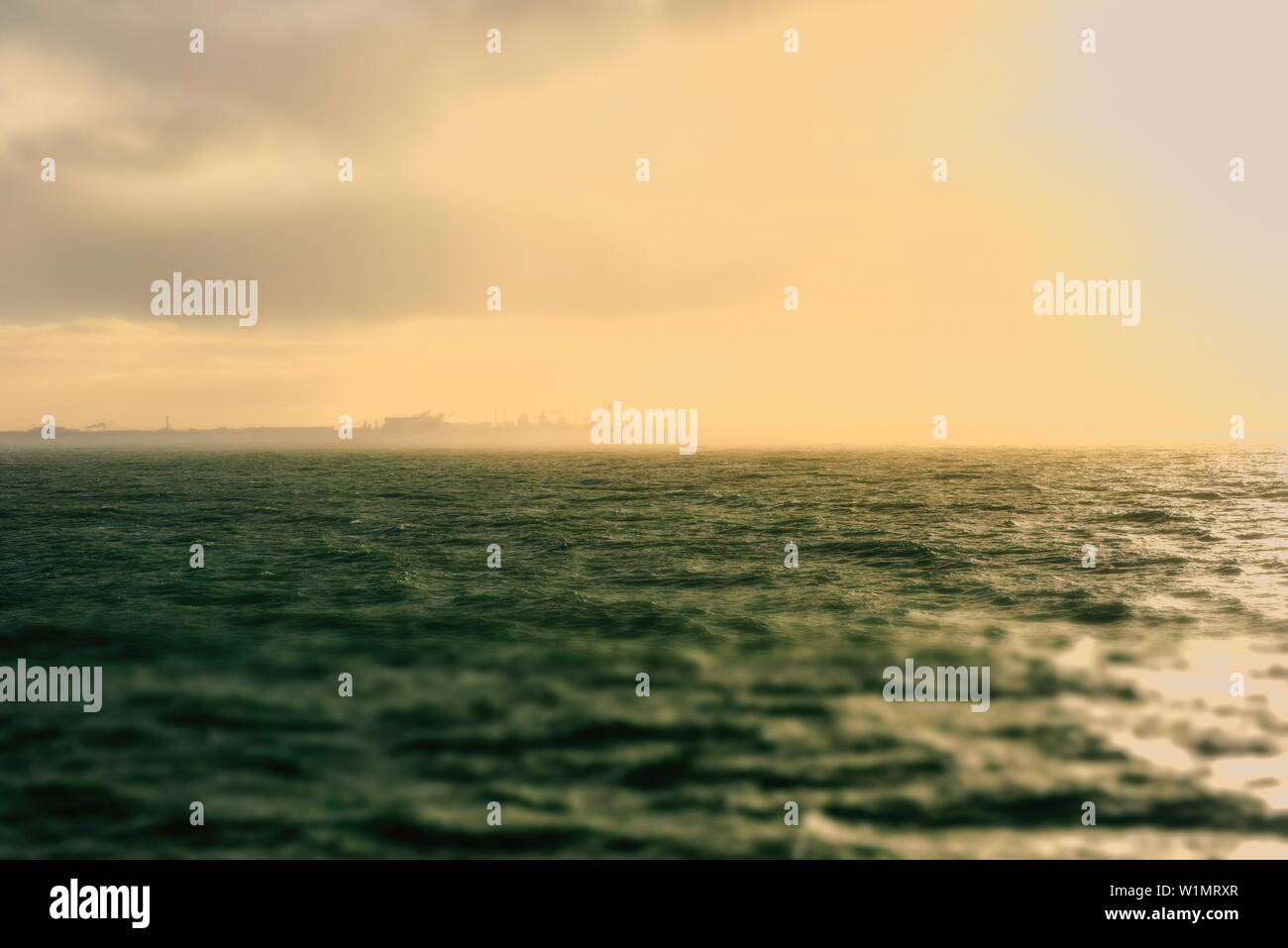 ocean dawn nature sunset landscape Stock Photo - Alamy