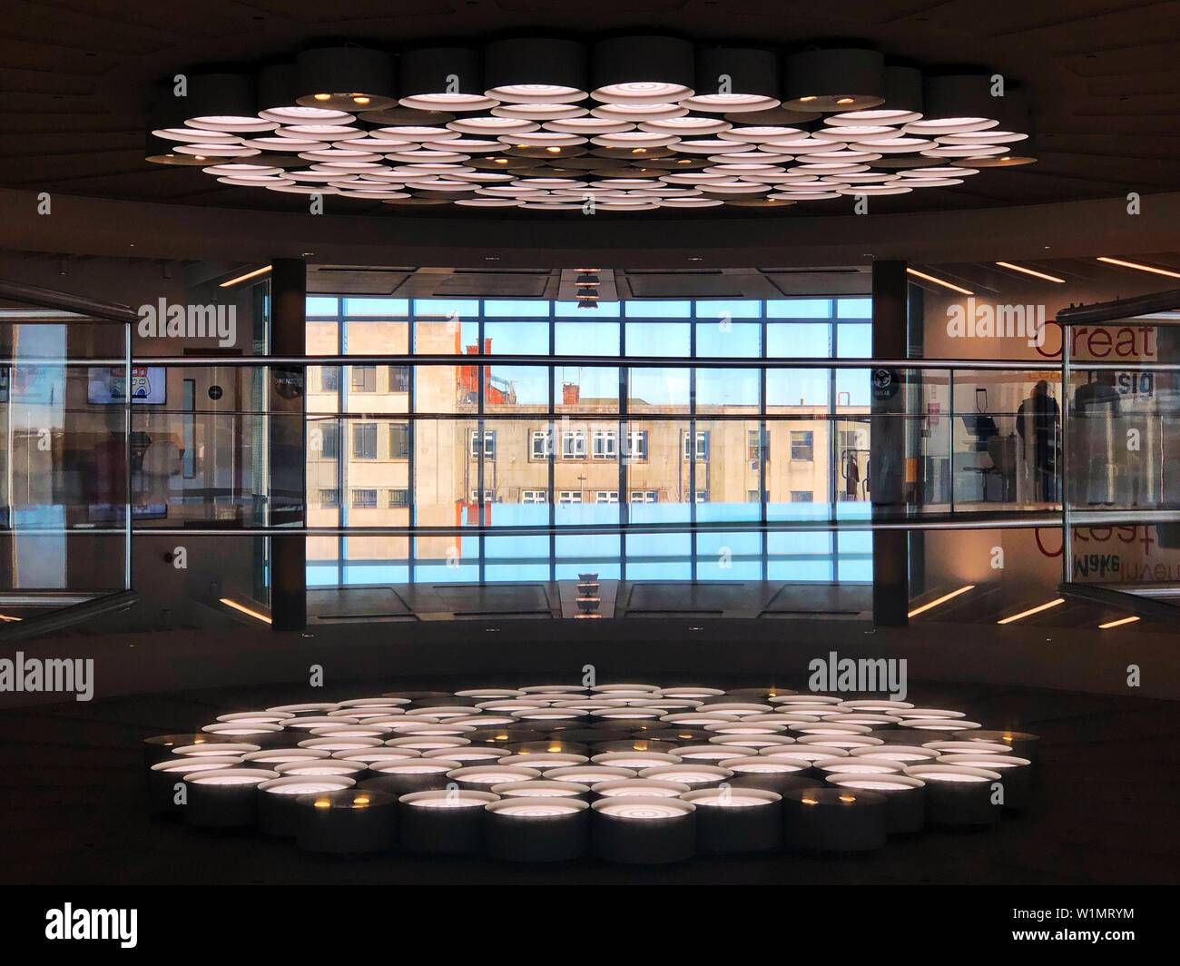 travel architecture indoors window museum Stock Photo - Alamy