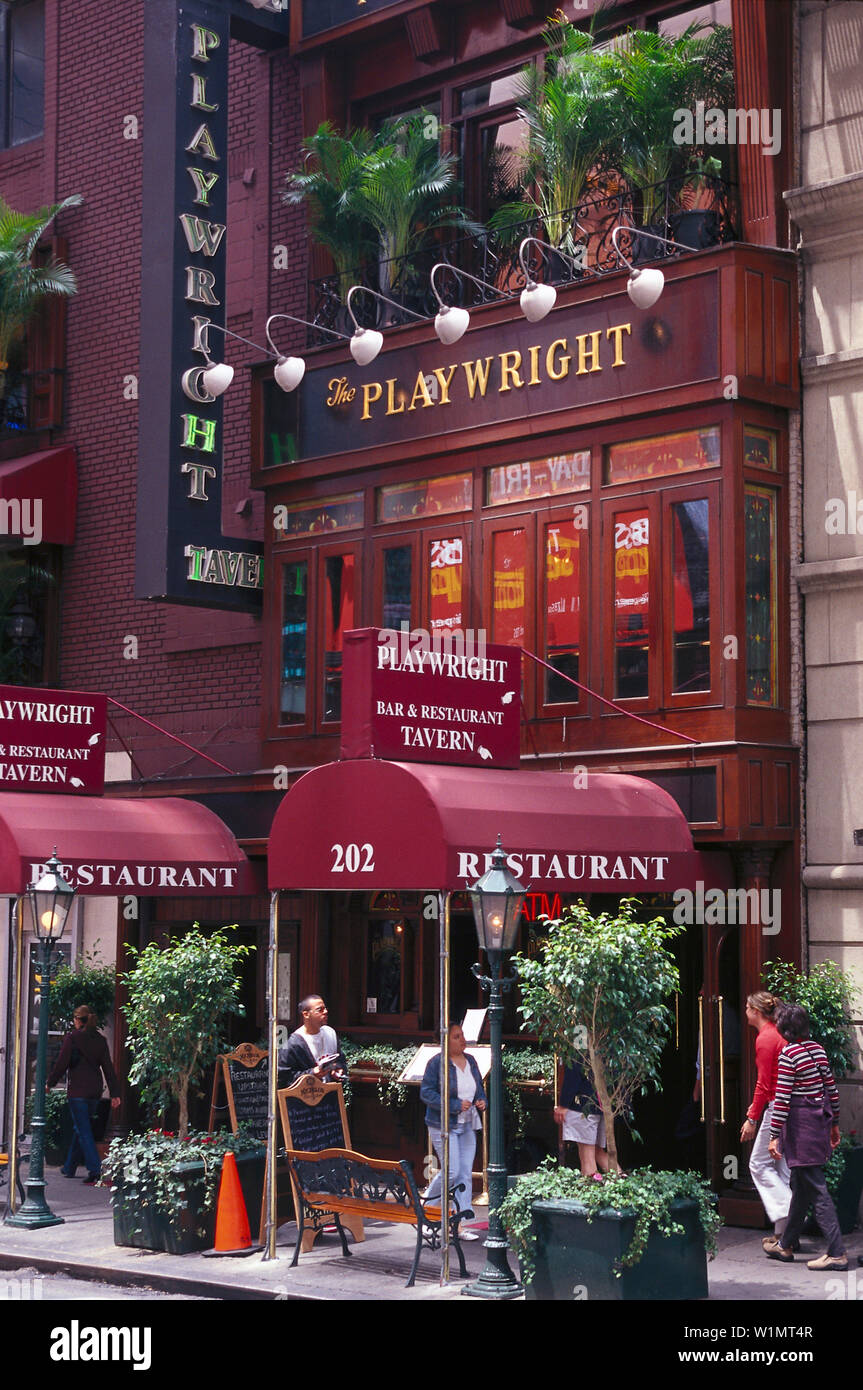 The Playwright Tavern, Duffy Square New York, USA Stock Photo - Alamy