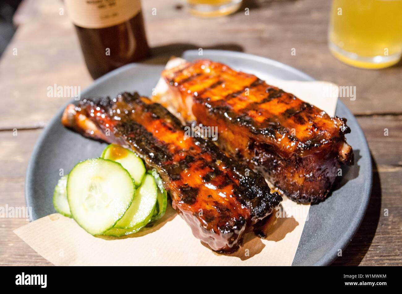 Tried meat hi-res stock photography and images - Alamy