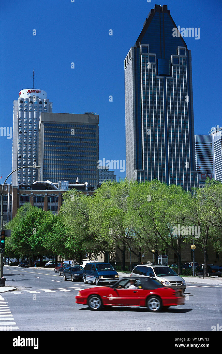 High-rise building, City, Montreal Prov. Quebec, Canada Stock Photo - Alamy
