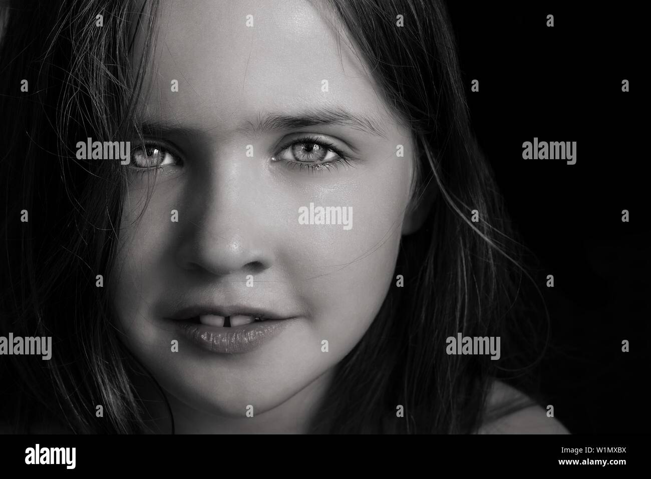 lips cute model eye fashion Stock Photo - Alamy