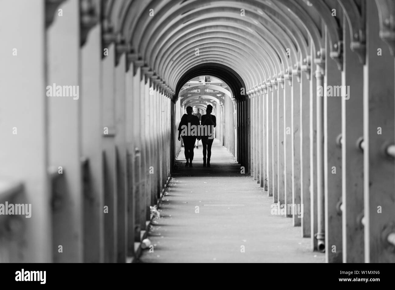 indoors street passage inside hallway Stock Photo - Alamy