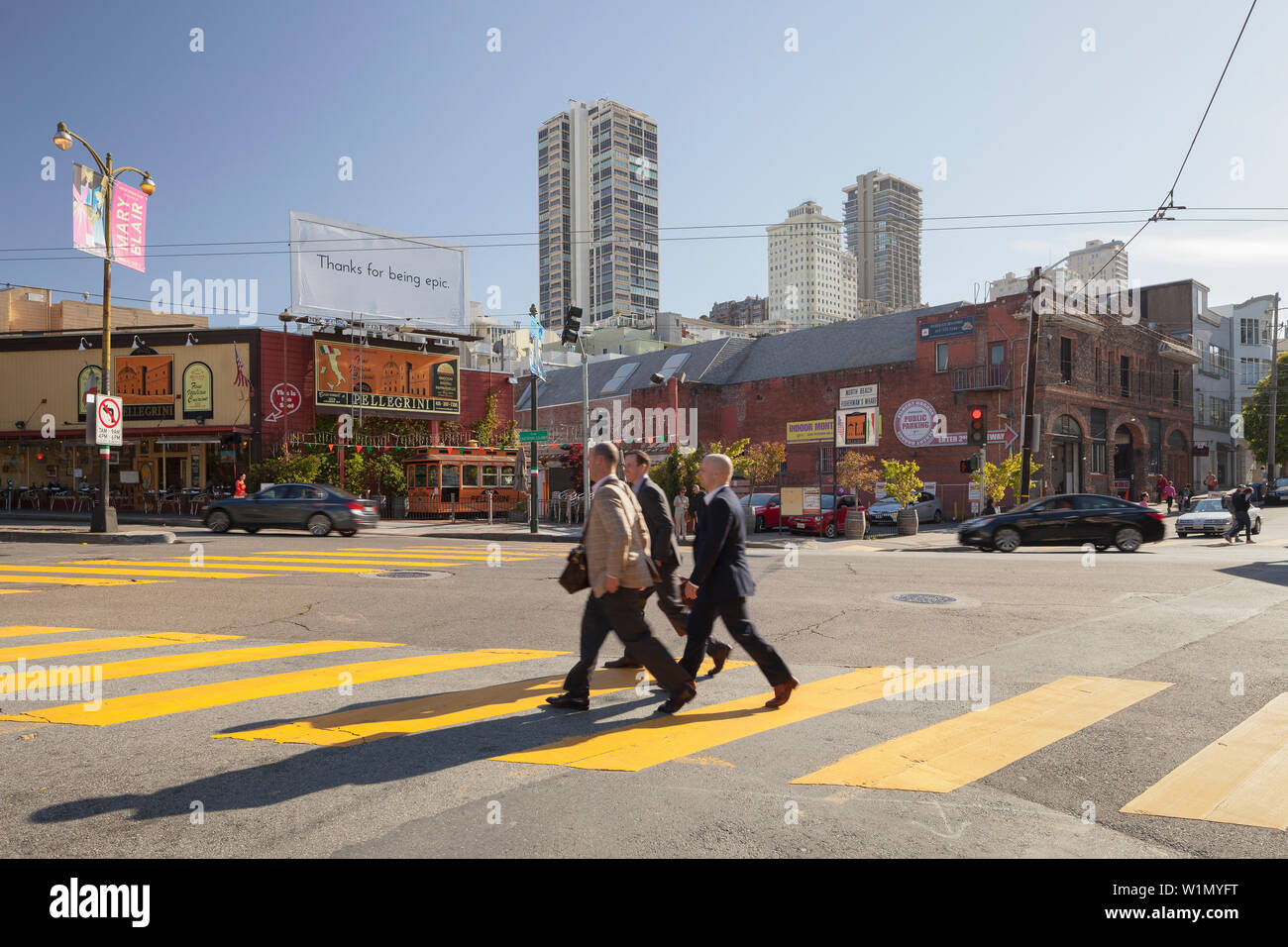 Filbert street san francisco hi-res stock photography and images - Alamy