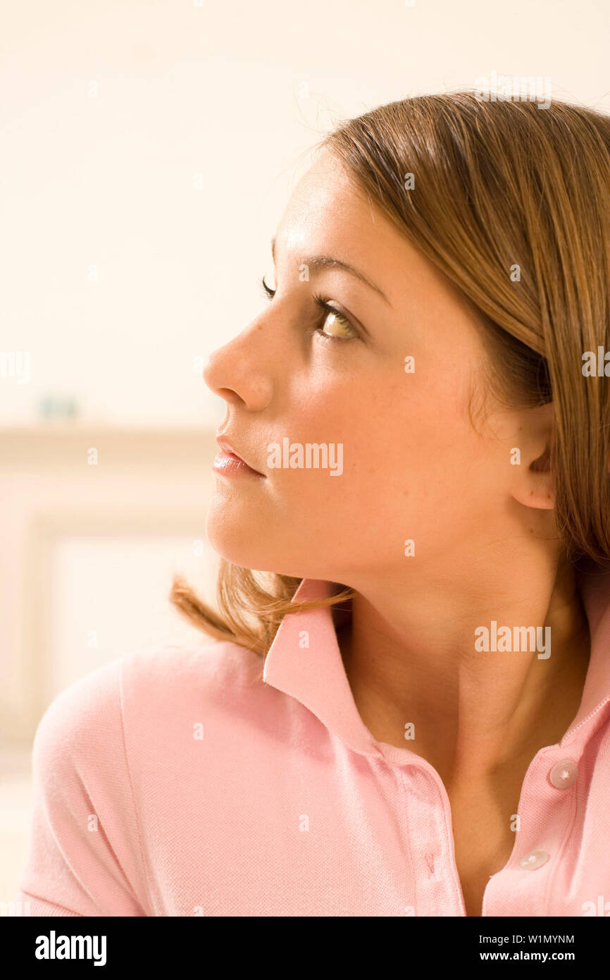 Teenage girl (14-16), Close-up Stock Photo - Alamy