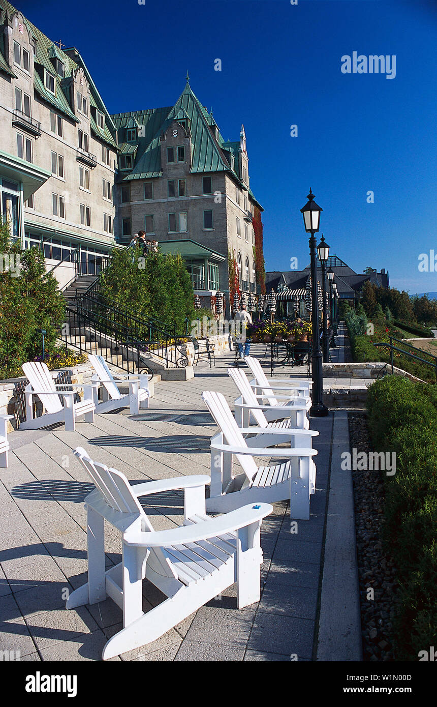 Hotel Le Manoir Richelieu, Malbaie, Resort Prov. Quebec, Canada Stock ...