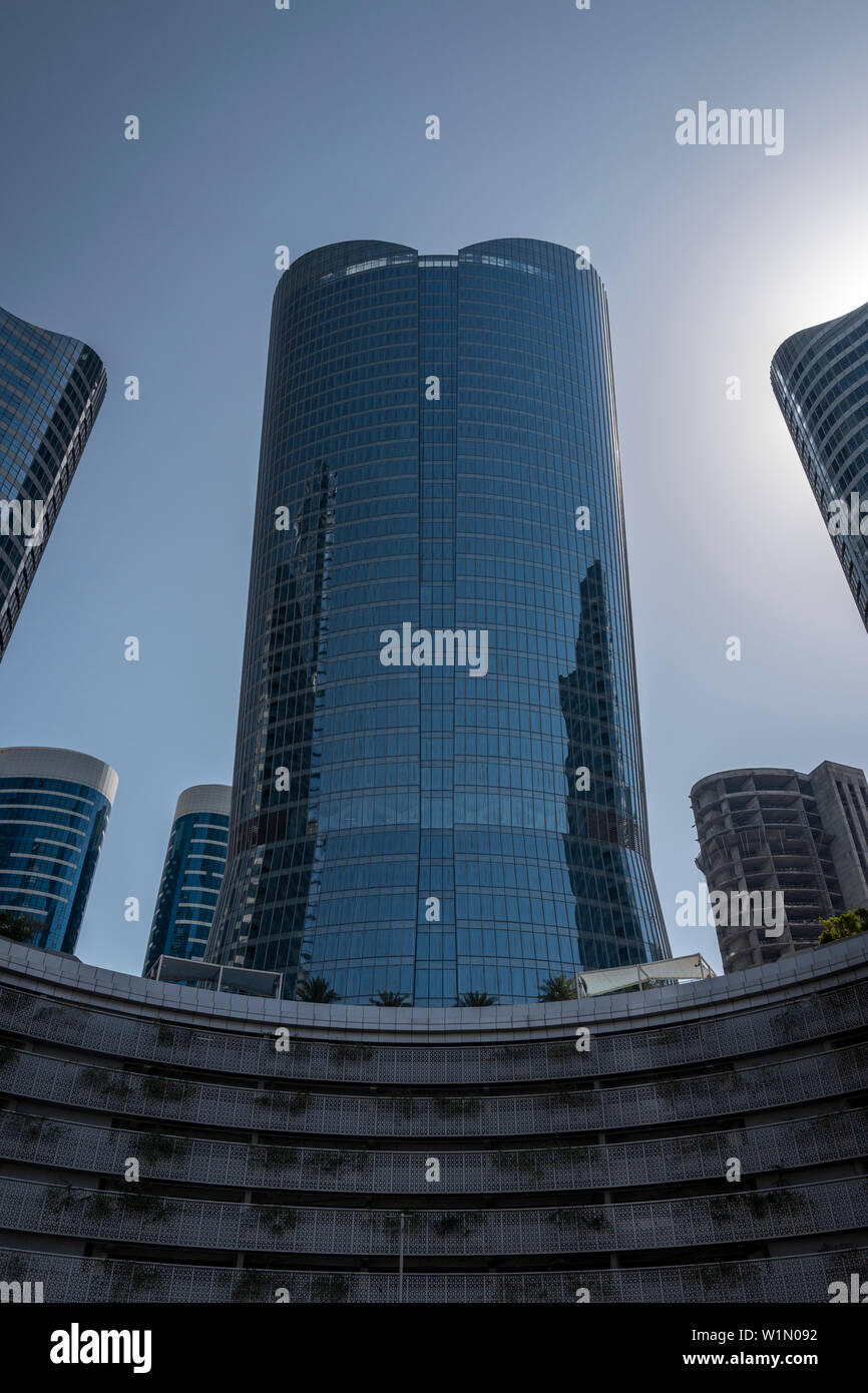 Omega Tower in the City of Lights on Al Reem Island, Abu Dhabi, UAE ...