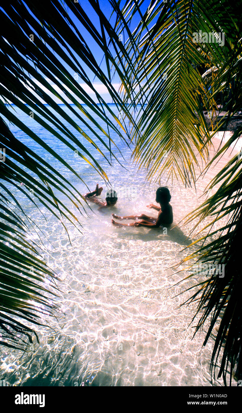 Makemo - Tuamotu Islands French Polynesia - South Pacific - MR Stock ...