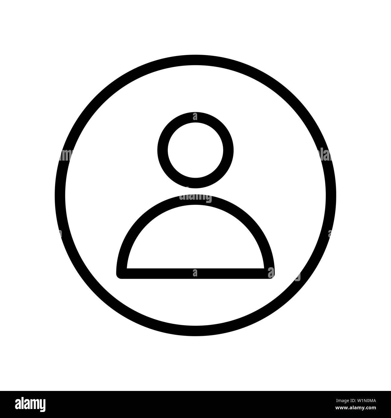 user icon. flat illustration of user vector icon for web, pattern ...