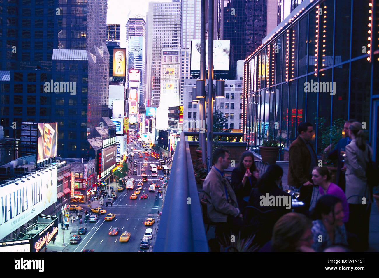 Terrace, Novotel, Broadway, Manhatten New York, USA Stock Photo - Alamy