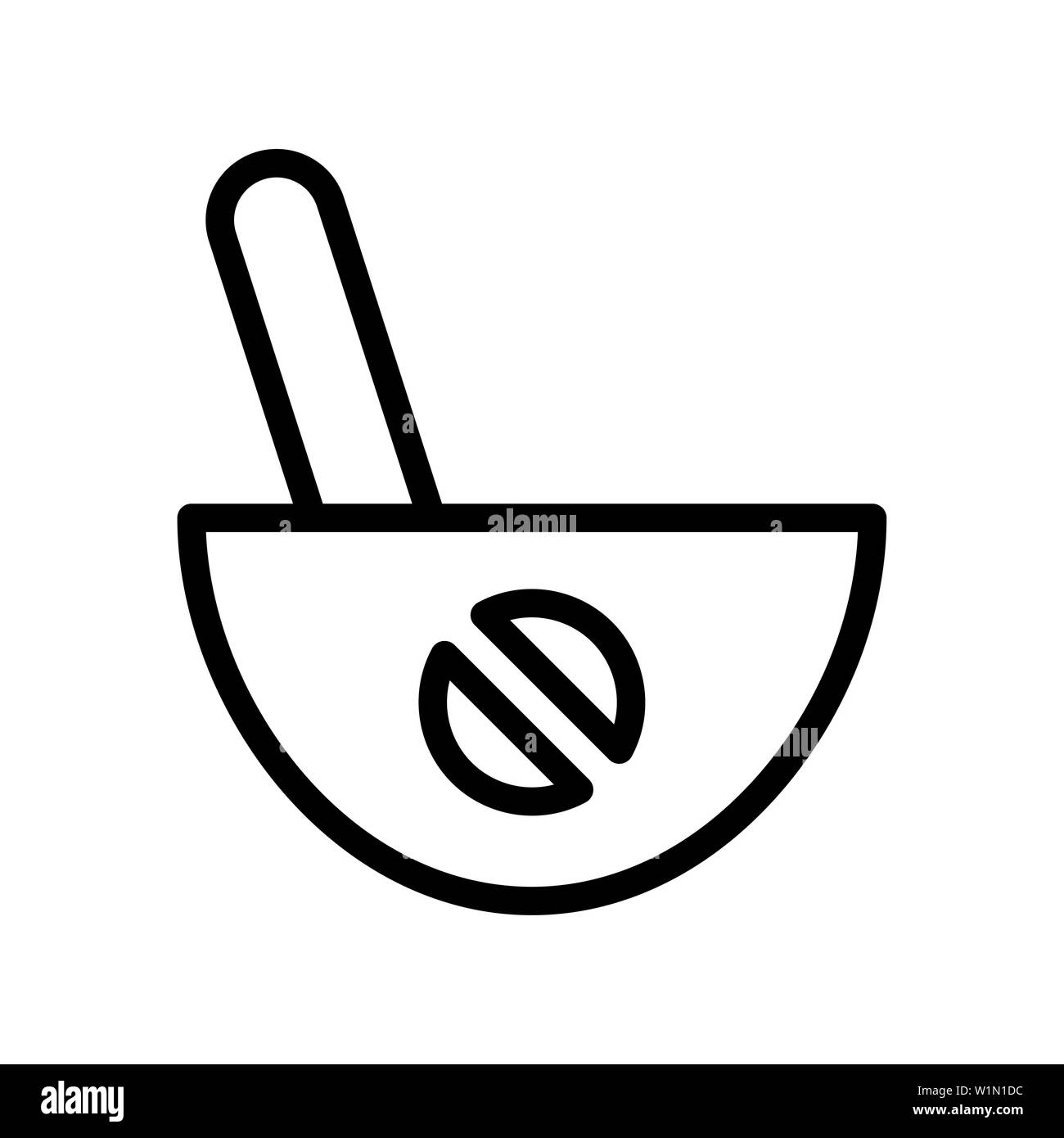 mortar icon. flat illustration of mortar vector icon for web. Perfect ...