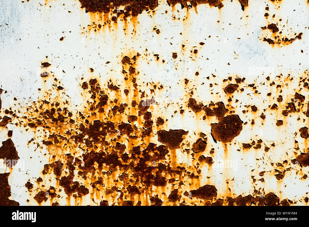 iron wall with rust. grunge texture. background for the designer ...