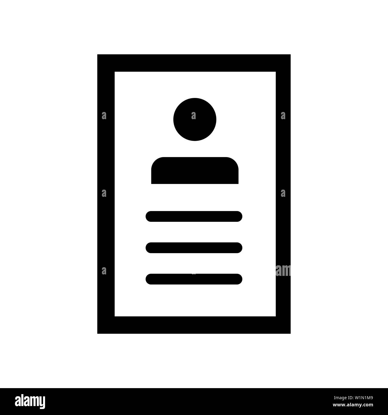 id icon. flat illustration of id vector icon for web. Perfect use for ...