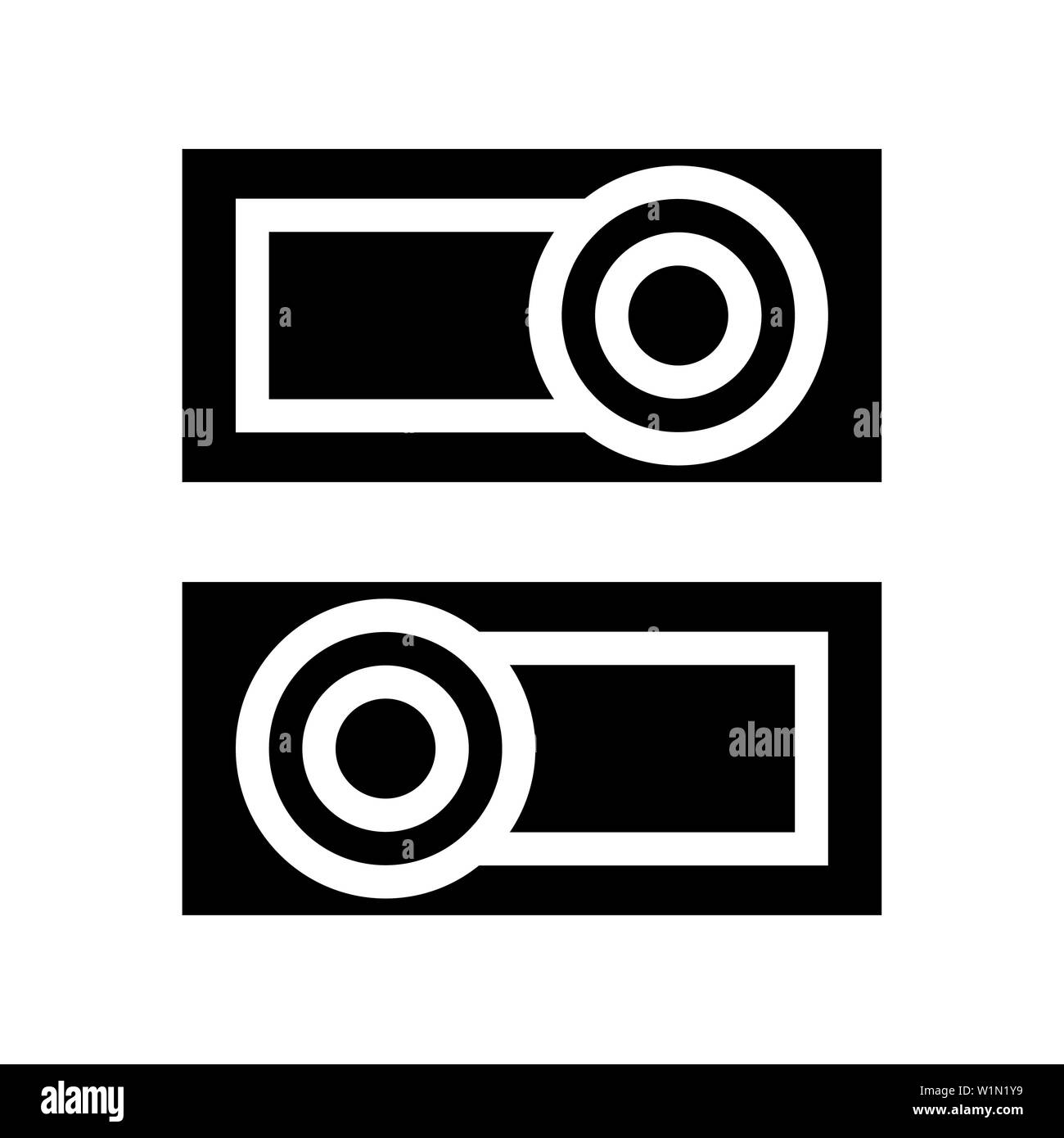 power button icon. flat illustration of power button vector icon for ...