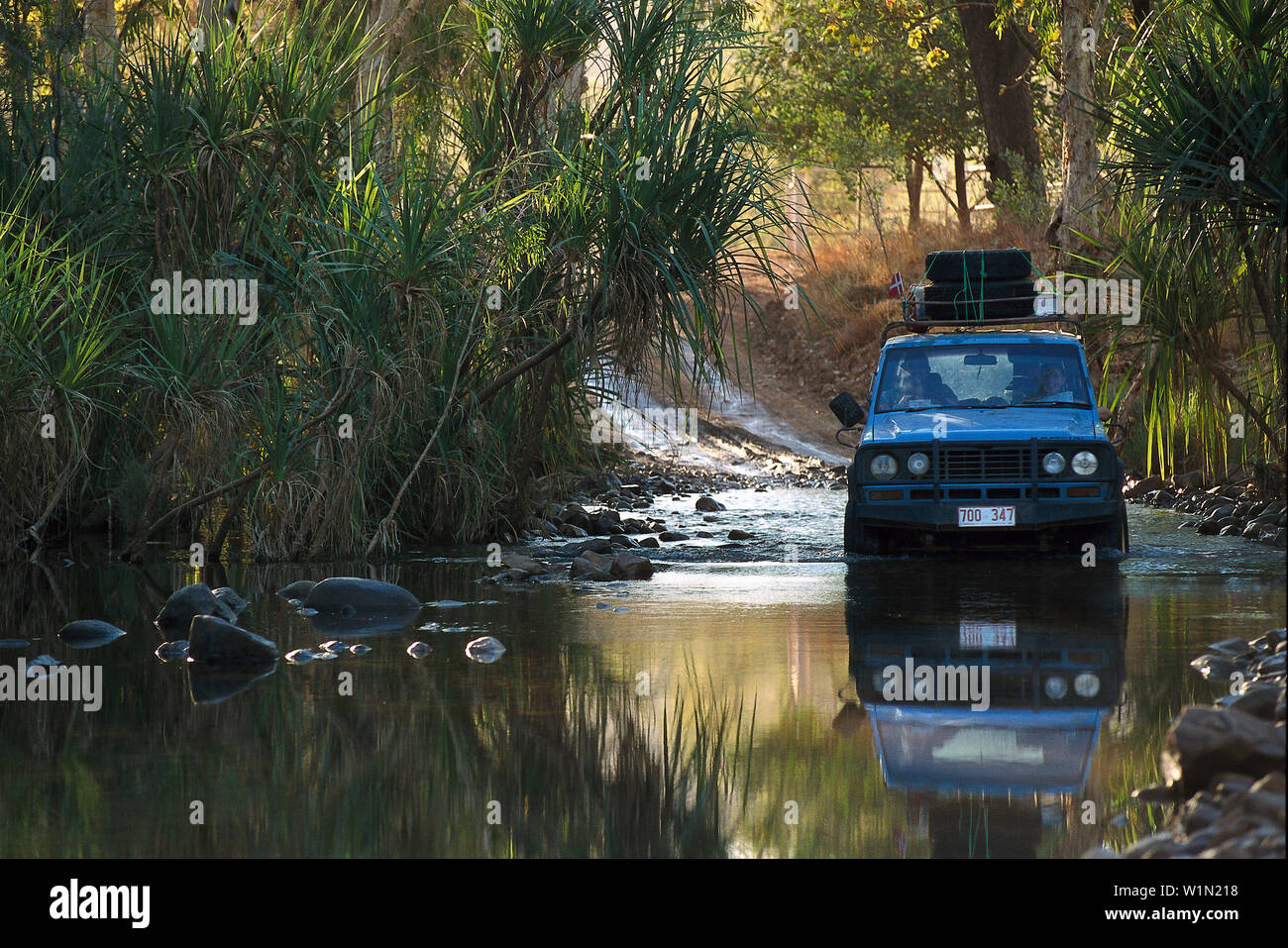 Pentecost River crossing, El Questro, Kimberley Plateau, WA Australia ...